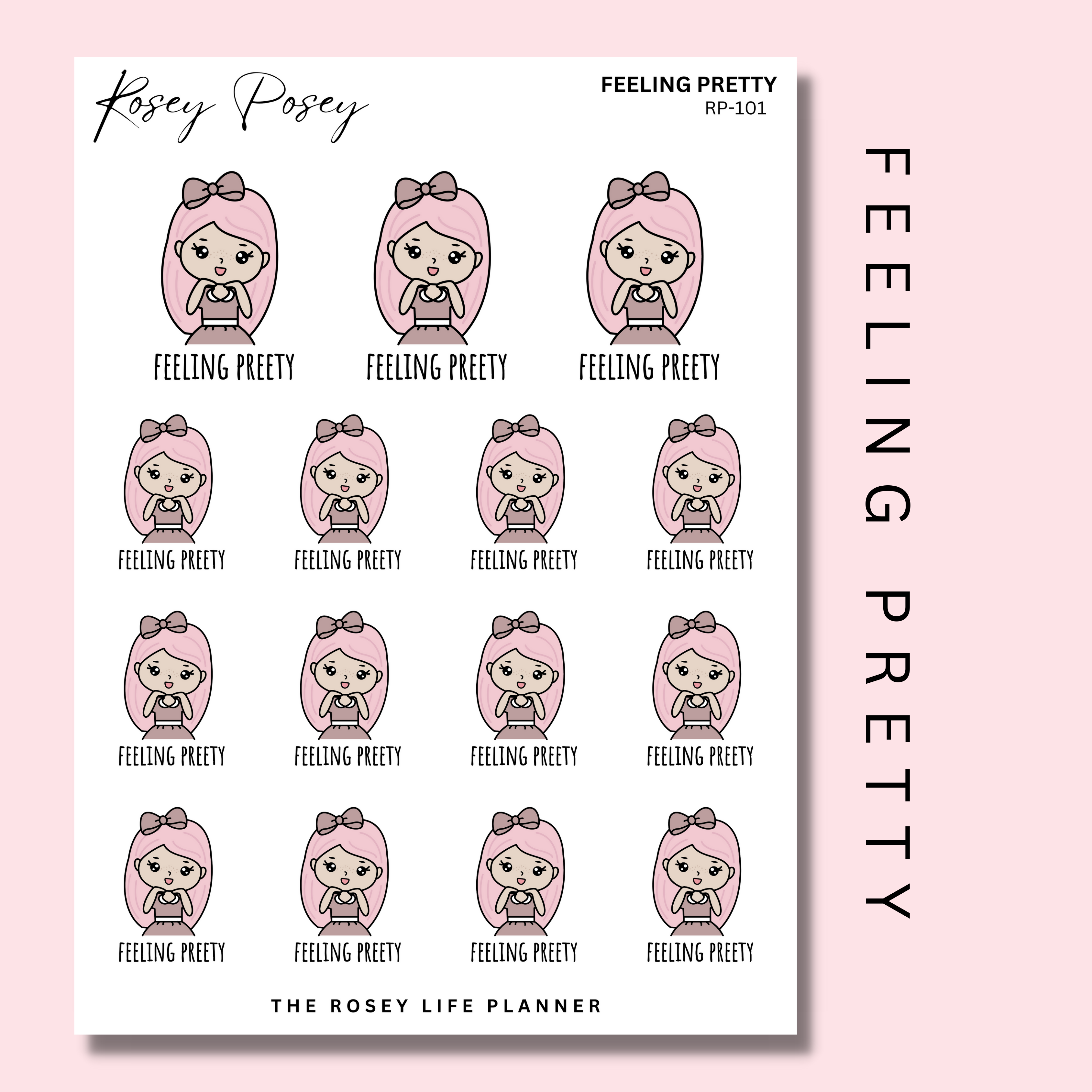 FEELING PRETTY | ROSEY POSEY | CLEAR MATTE & MATTE | RP-101 ...