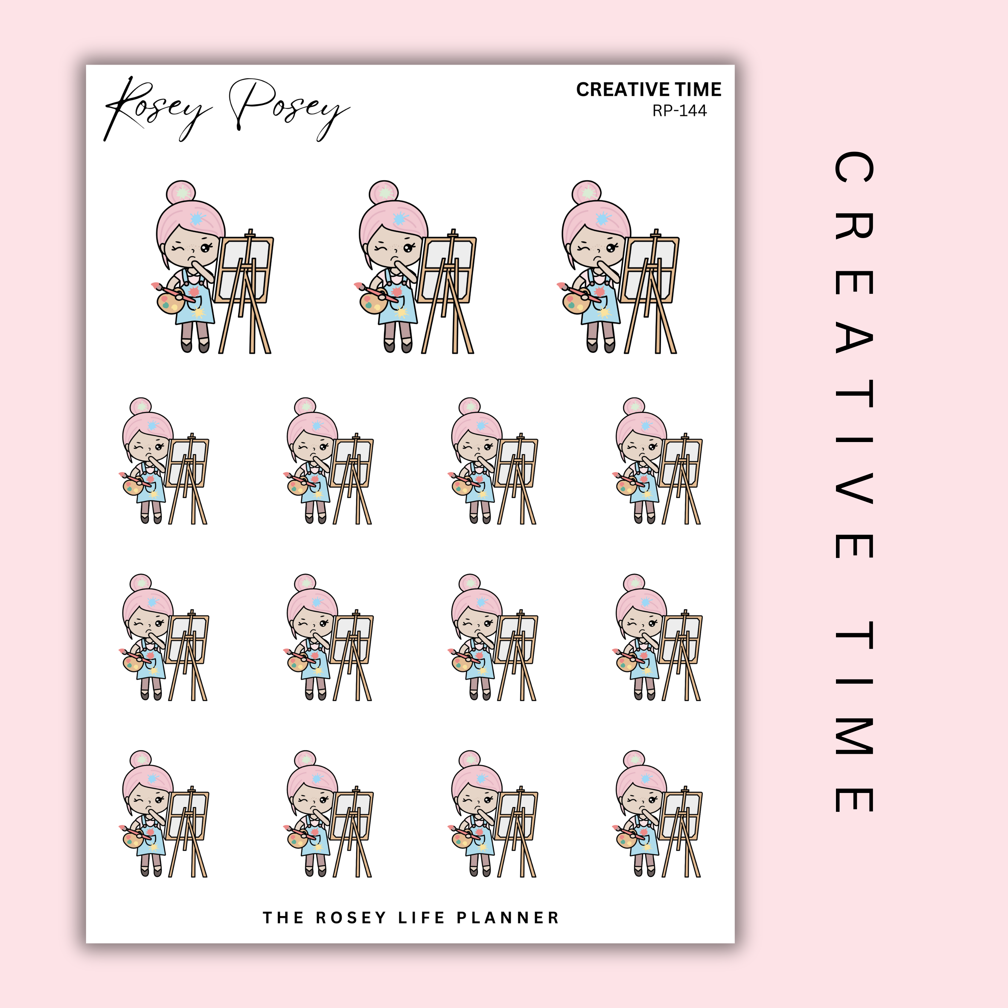 CREATIVE TIME | ROSEY POSEY | CLEAR MATTE & MATTE | RP-144 ...
