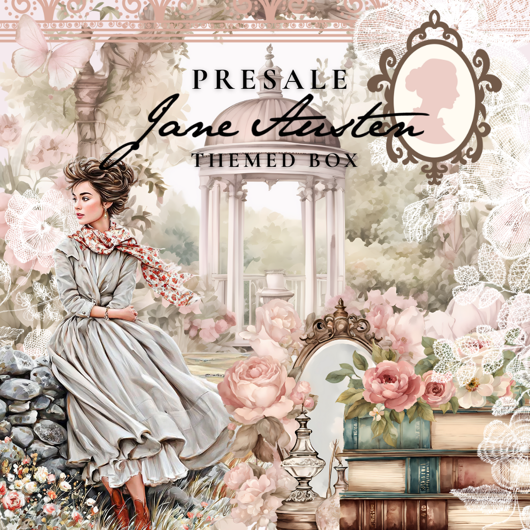 BOX PRESALE : JANE AUSTEN | THEMED MYSTERY BOX – theroseylifeplanner