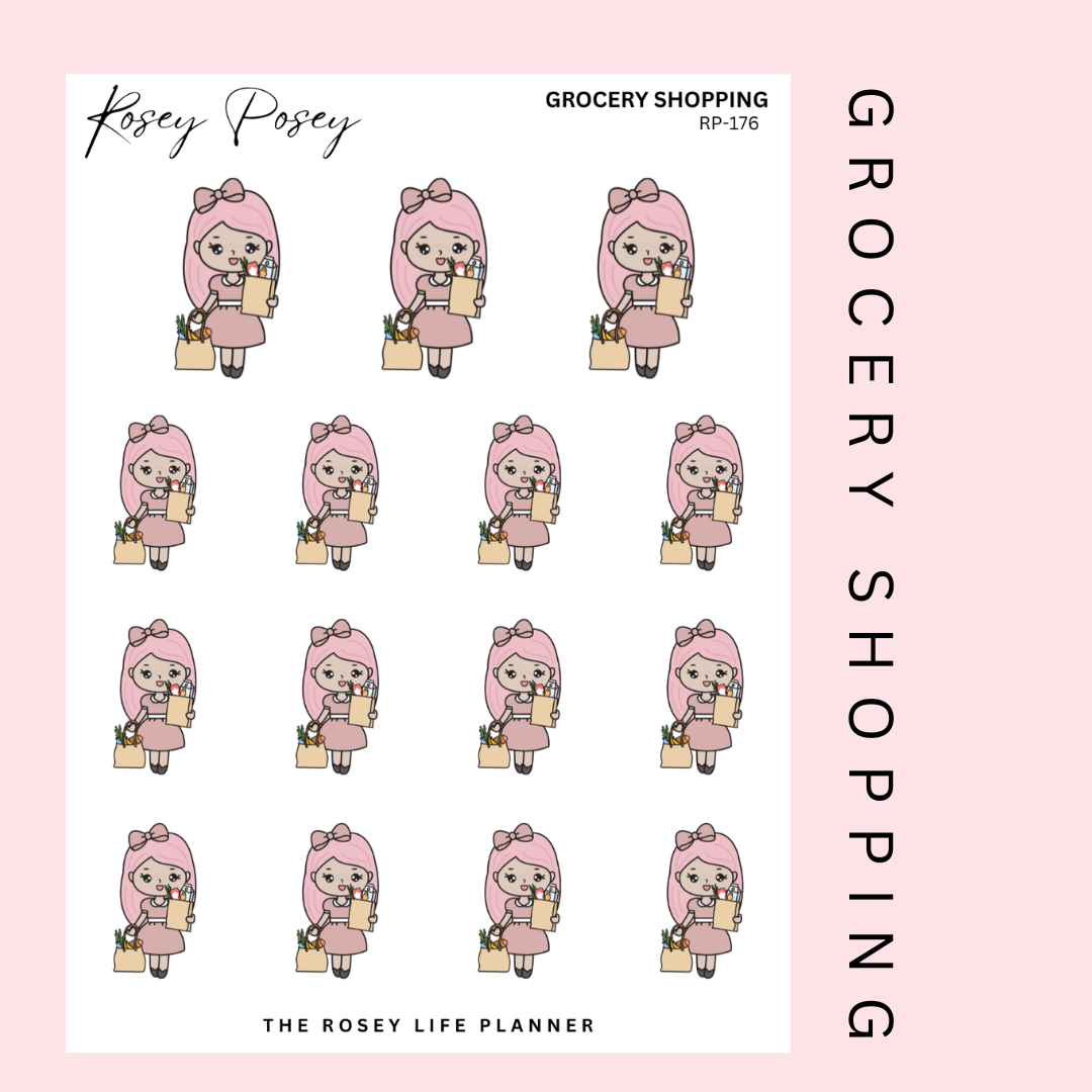 GROCERY SHOPPING | ROSEY POSEY | CLEAR MATTE & MATTE | RP-176 ...