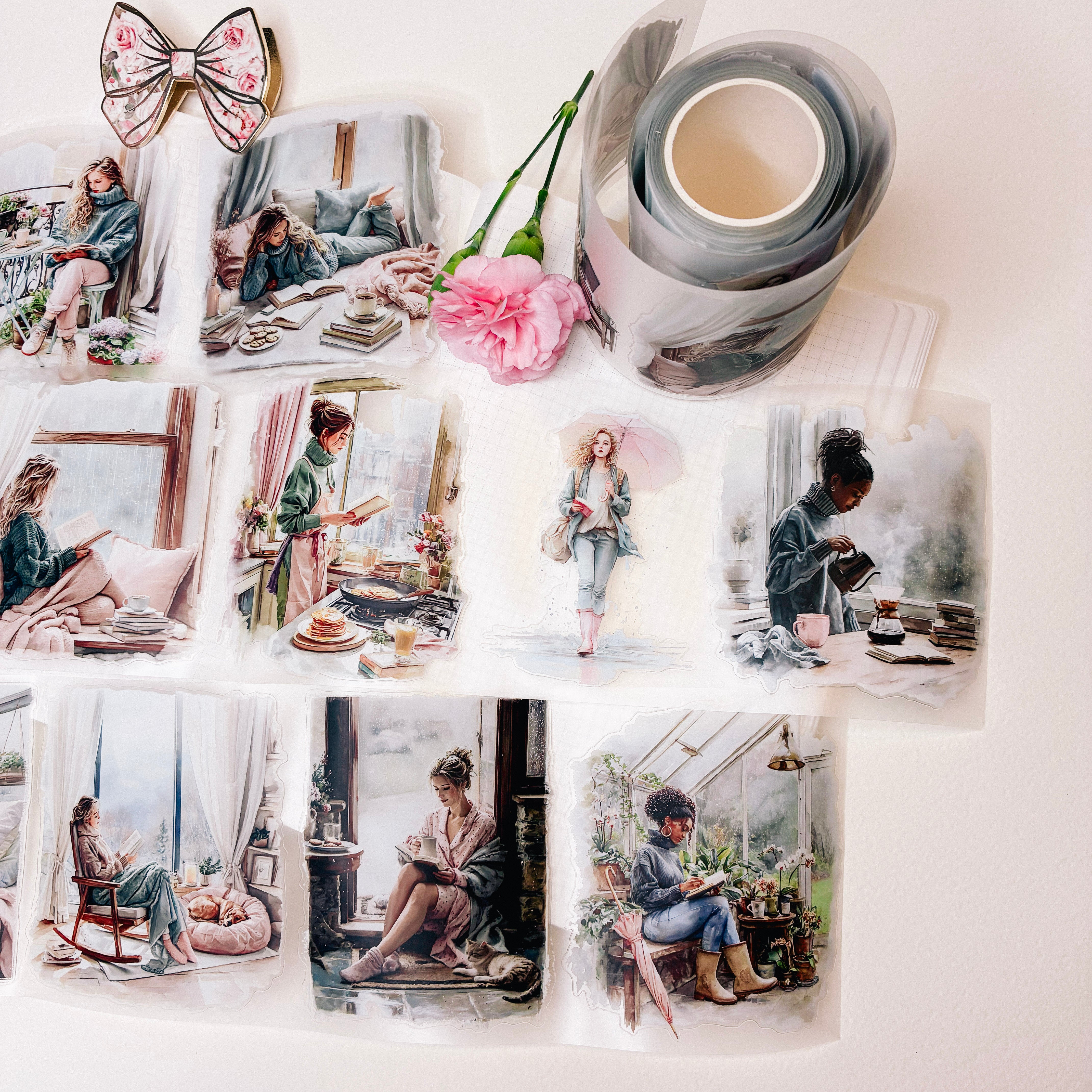 Advent 2025 | PRECUT: Pet Tape - 10cm x 5 meter roll – theroseylifeplanner