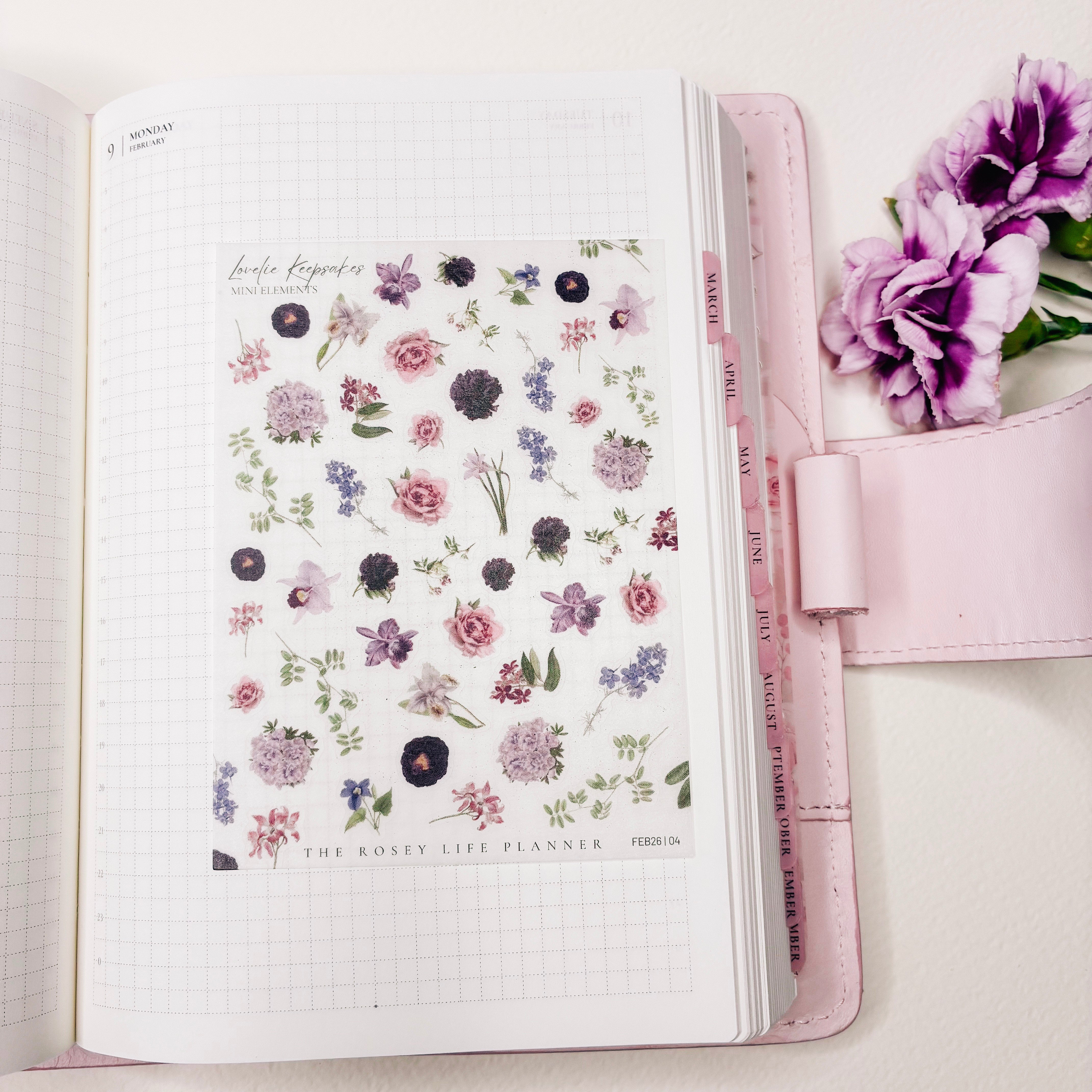 DECO STICKERS | SHEET 04 | CLEAR/ MATTE | FEBRUARY 2026 COLLECTION ...