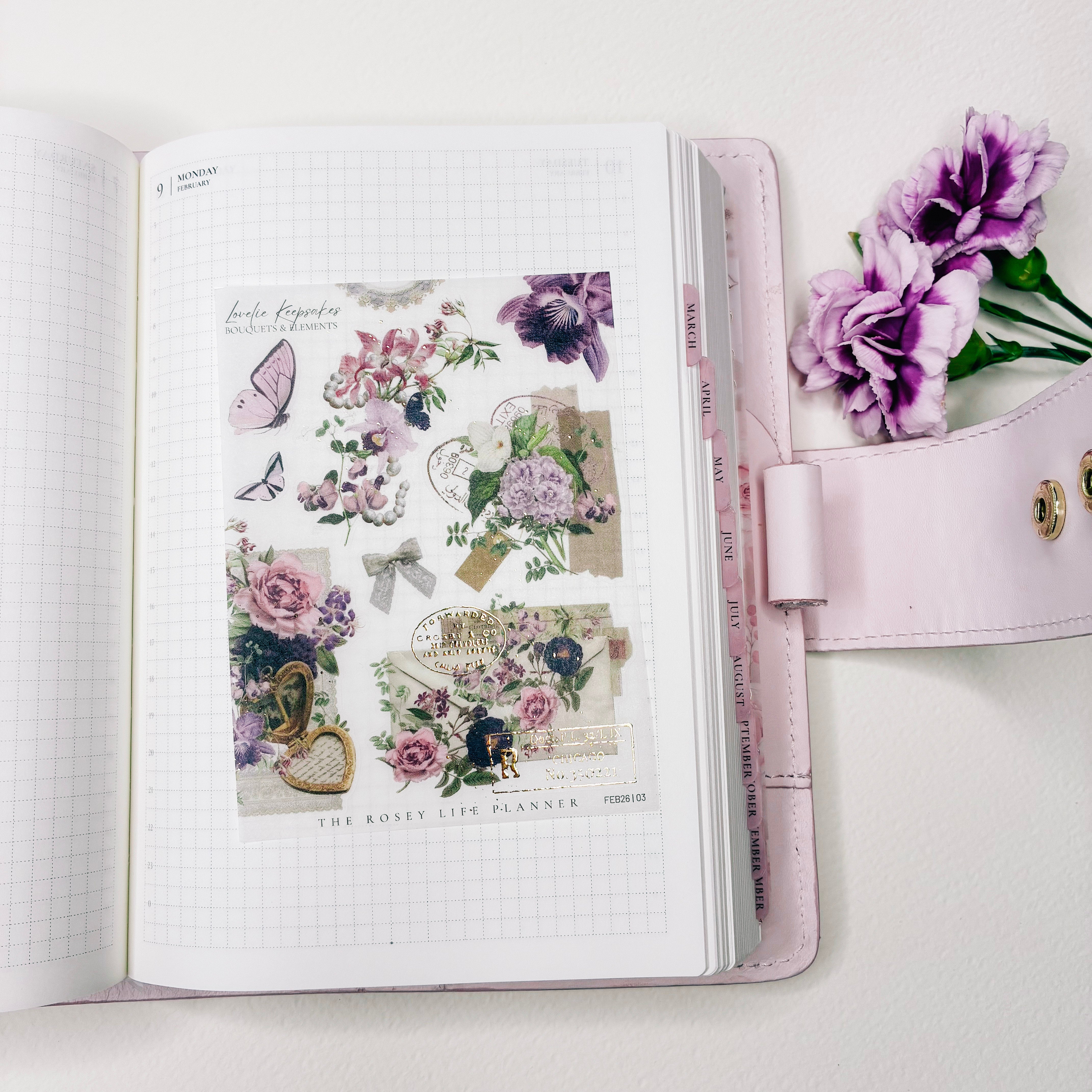 DECO STICKERS | SHEET 03 | CLEAR/ MATTE | FEBRUARY 2026 COLLECTION ...