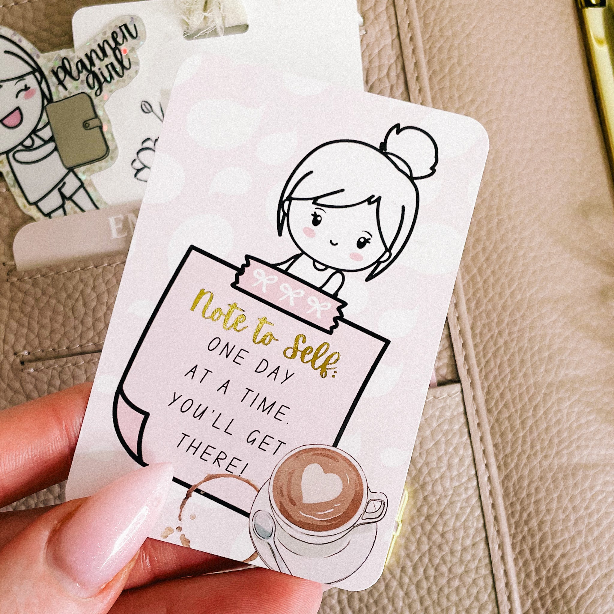 NOTE TO SELF | JOURNALING CARD | PLANNER DECO | POSEMII COLLECTION ...