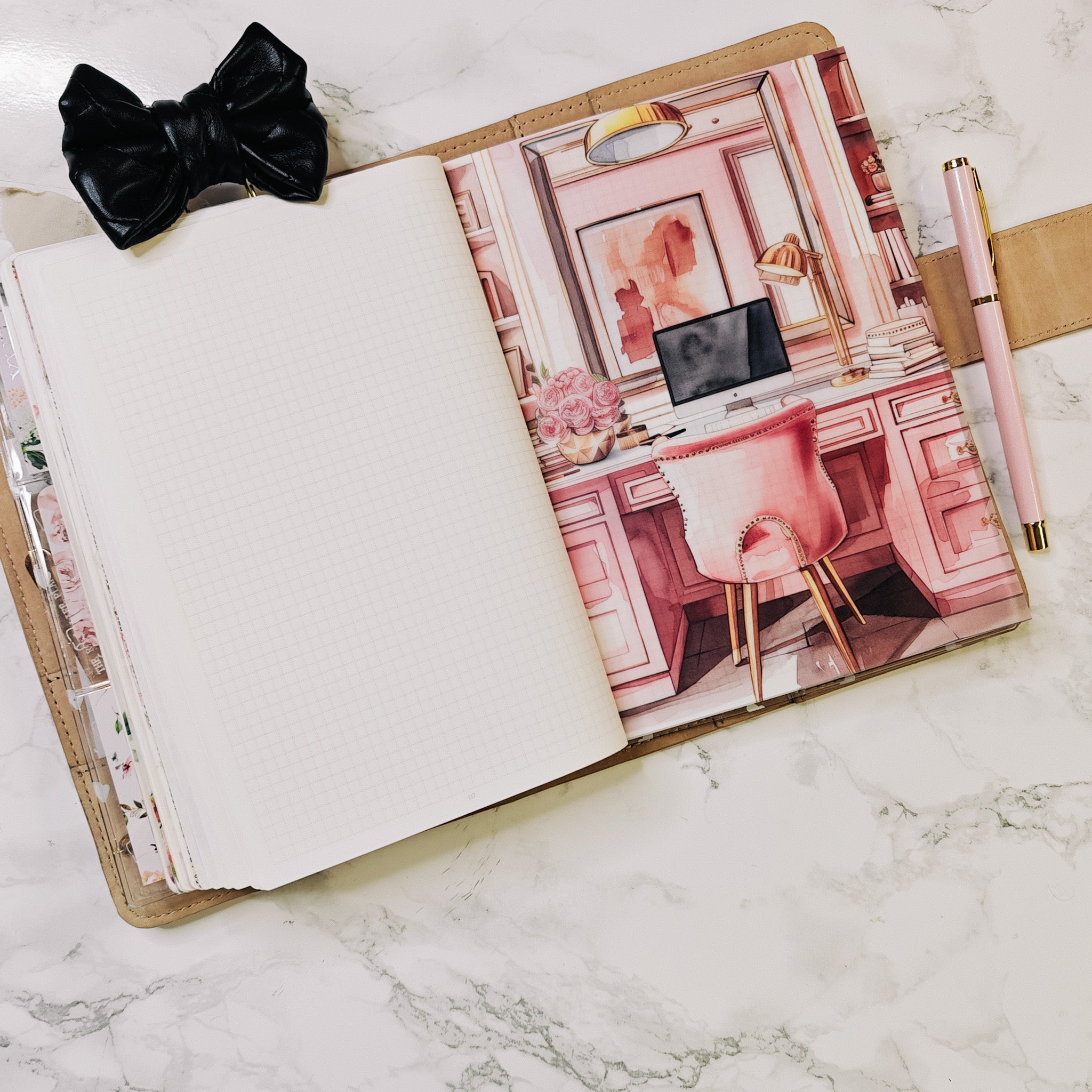 PLANNER DASHBOARD | Vellum | FASHIONISTA COLLECTION – theroseylifeplanner