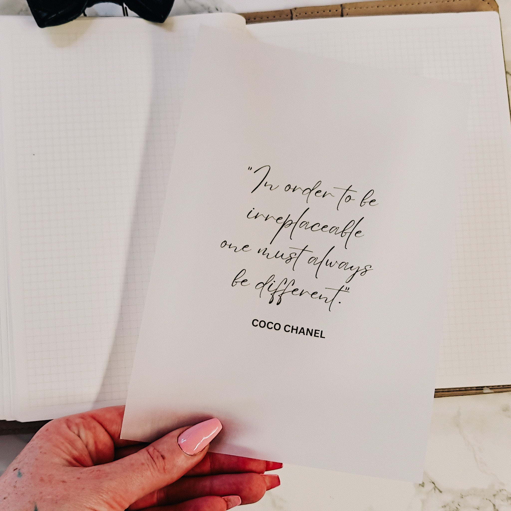 PLANNER DASHBOARD | Vellum | FASHIONISTA COLLECTION – theroseylifeplanner