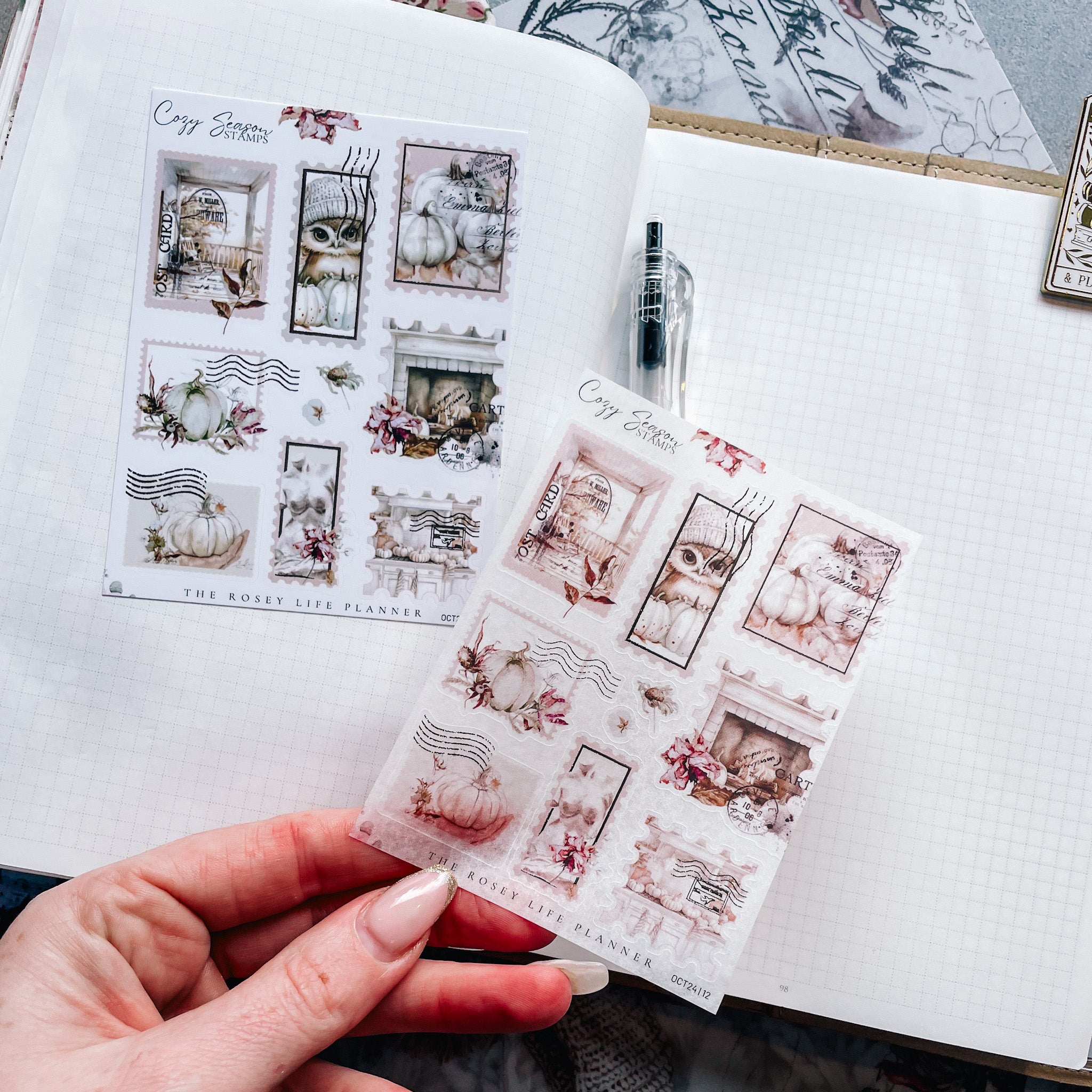 DECO STICKERS | SHEET 12 | CLEAR/ MATTE | OCT24 COLLECTION ...