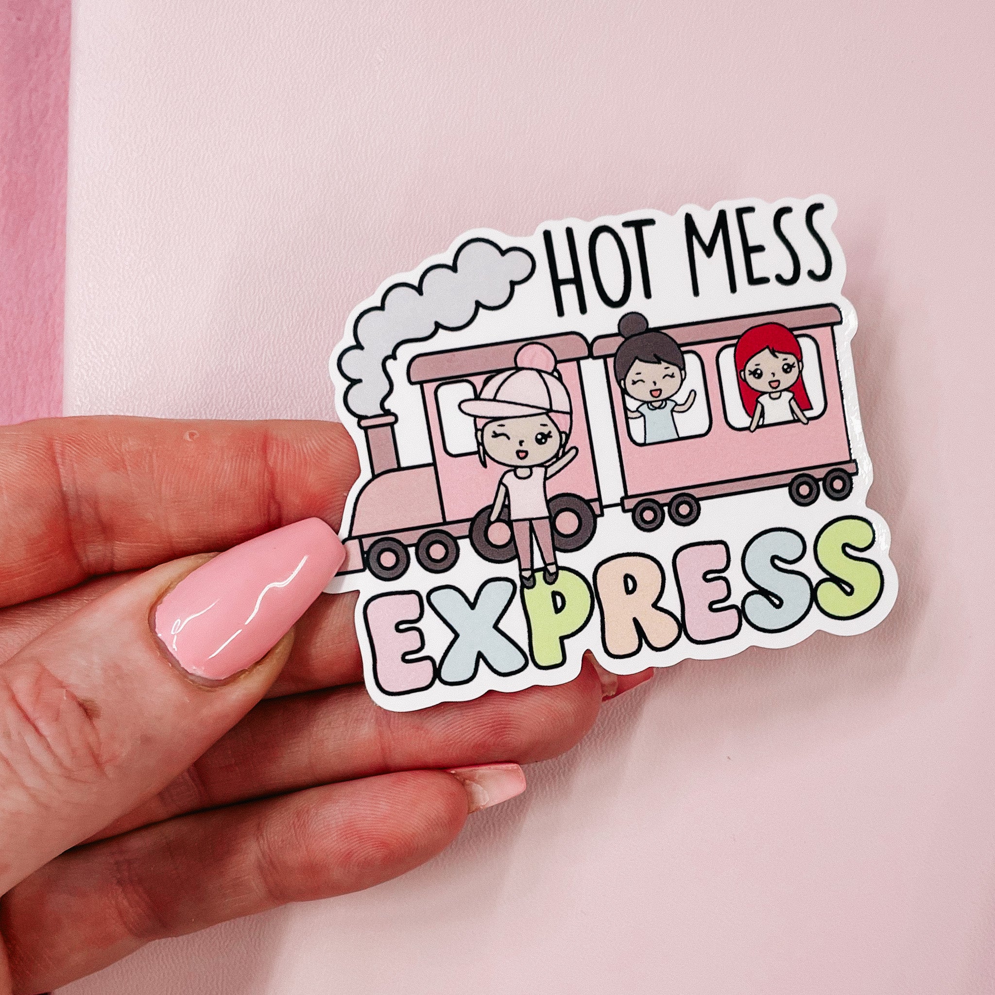 ROSEY POSEY - HOT MESS EXPRESS | DIE CUT STICKER | VINYL GLOSS ...