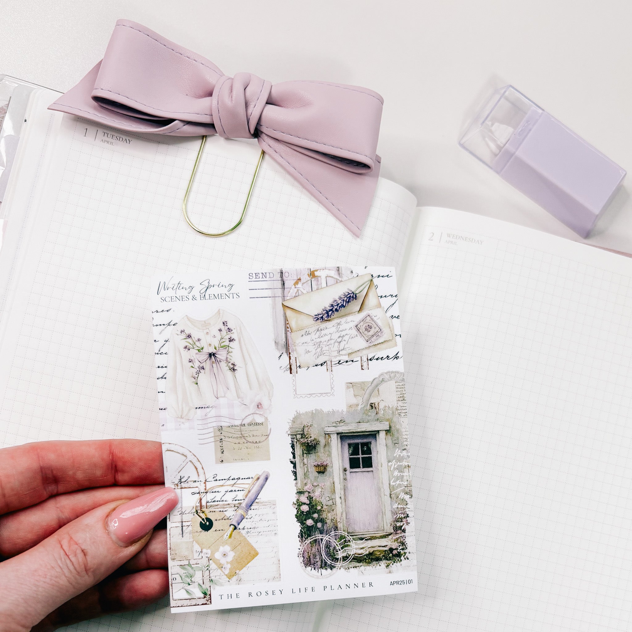 DECO STICKERS | SHEET 1 | CLEAR/ MATTE | APRIL25 COLLECTION ...