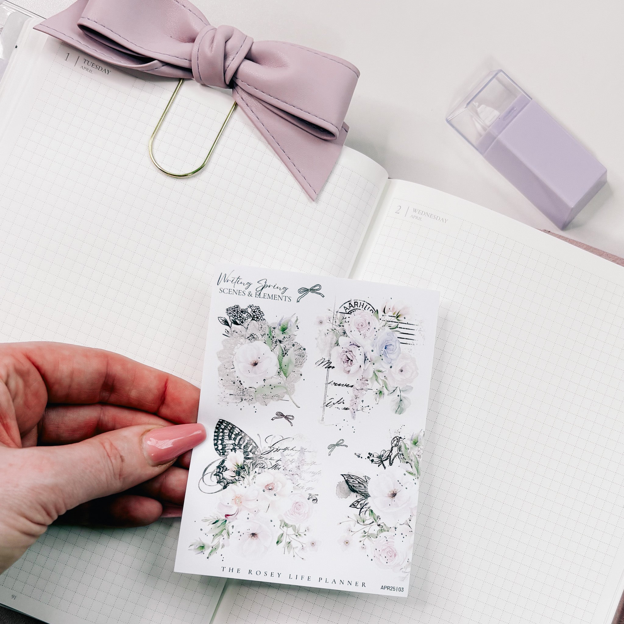 DECO STICKERS | SHEET 3 | CLEAR/ MATTE | APRIL25 COLLECTION ...