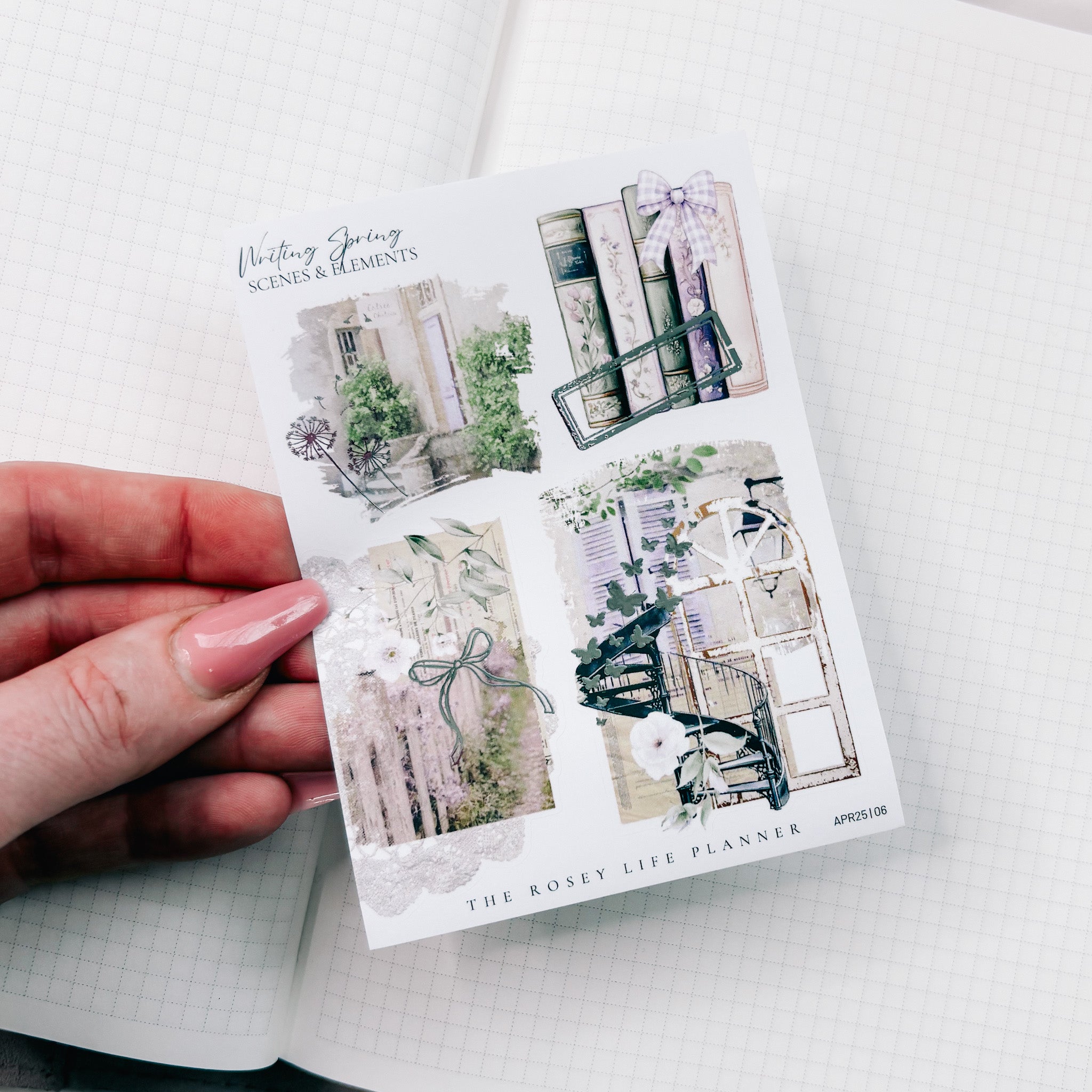 DECO STICKERS | SHEET 6 | CLEAR/ MATTE | APRIL25 COLLECTION ...