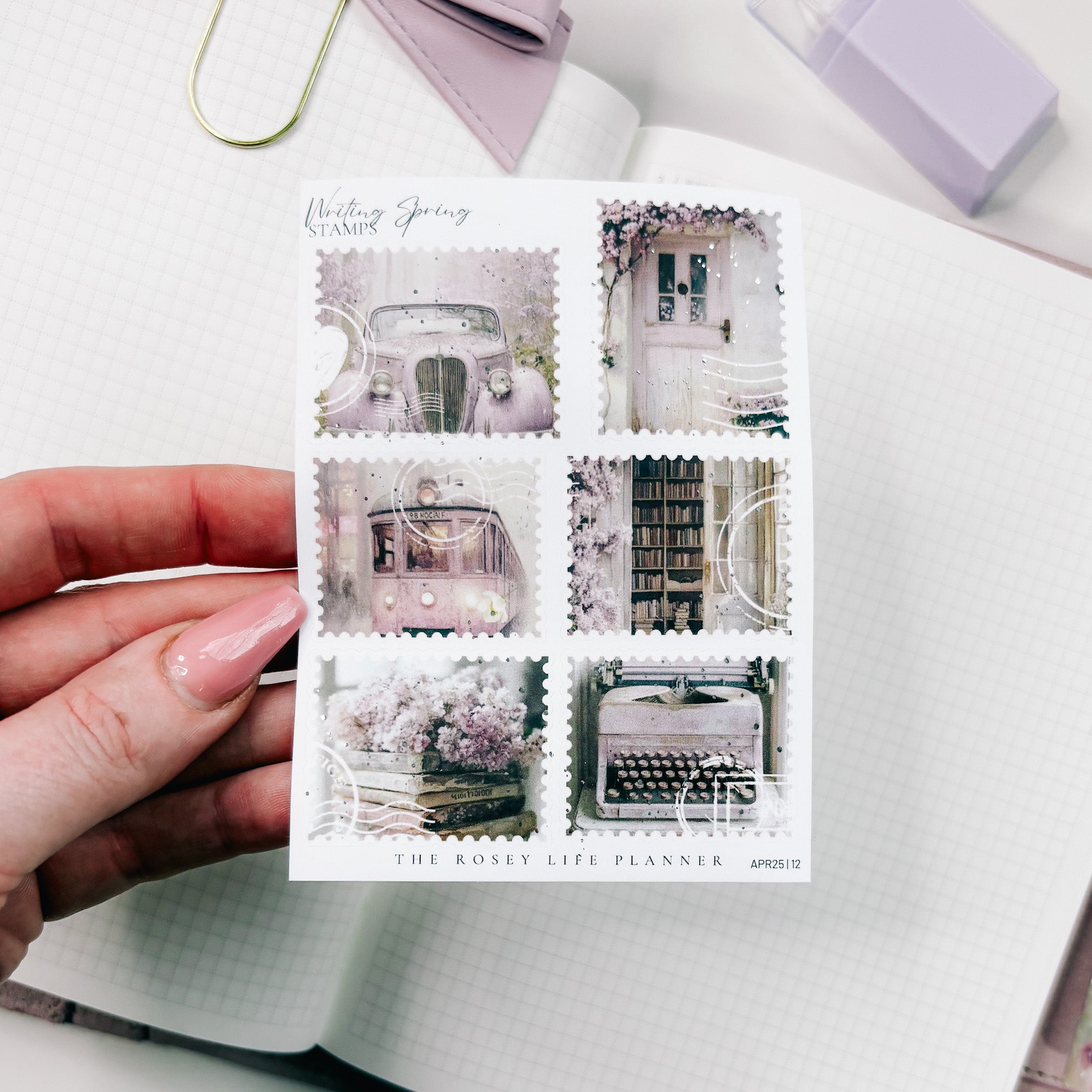 DECO STICKERS | SHEET 12 | CLEAR/ MATTE | APRIL25 COLLECTION ...