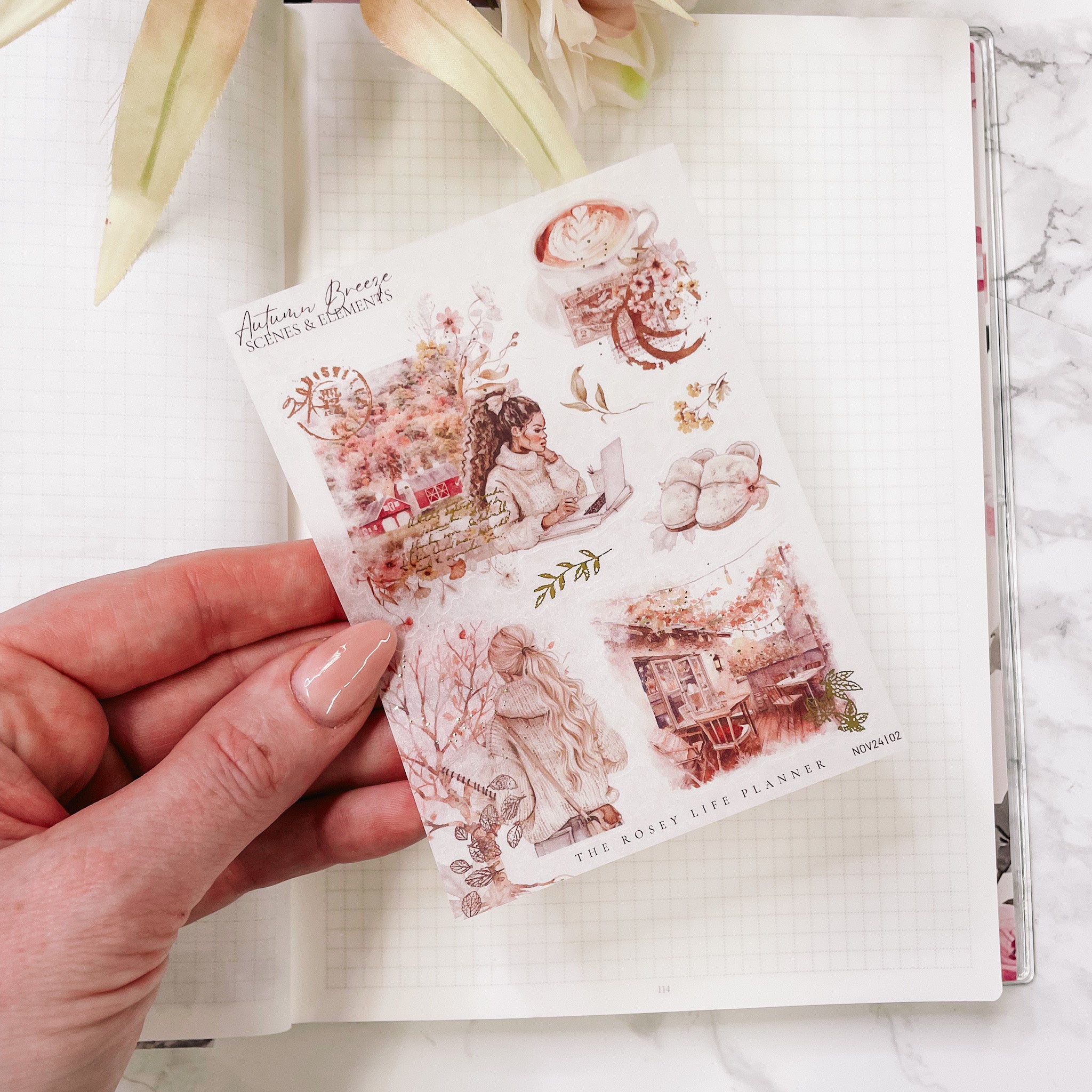 DECO STICKERS | SHEET 2 | CLEAR/ MATTE | NOV24 COLLECTION ...