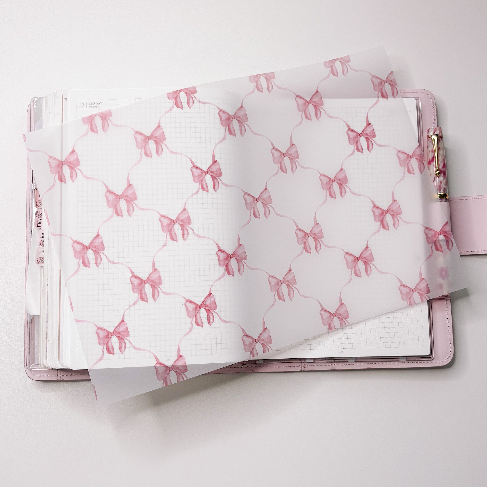 A4 DECO SHEET | VELLUM - RELAX LOVELIE – theroseylifeplanner