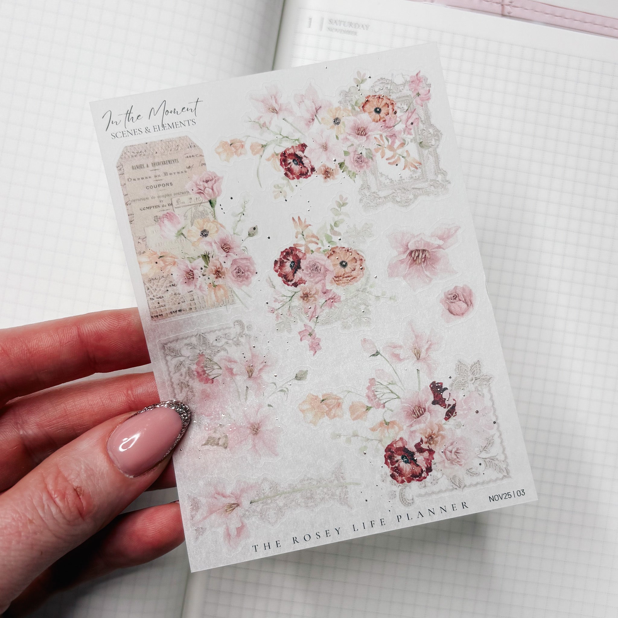 DECO STICKERS | SHEET 3 | CLEAR/ MATTE | NOVEMBER 2025 COLLECTION ...