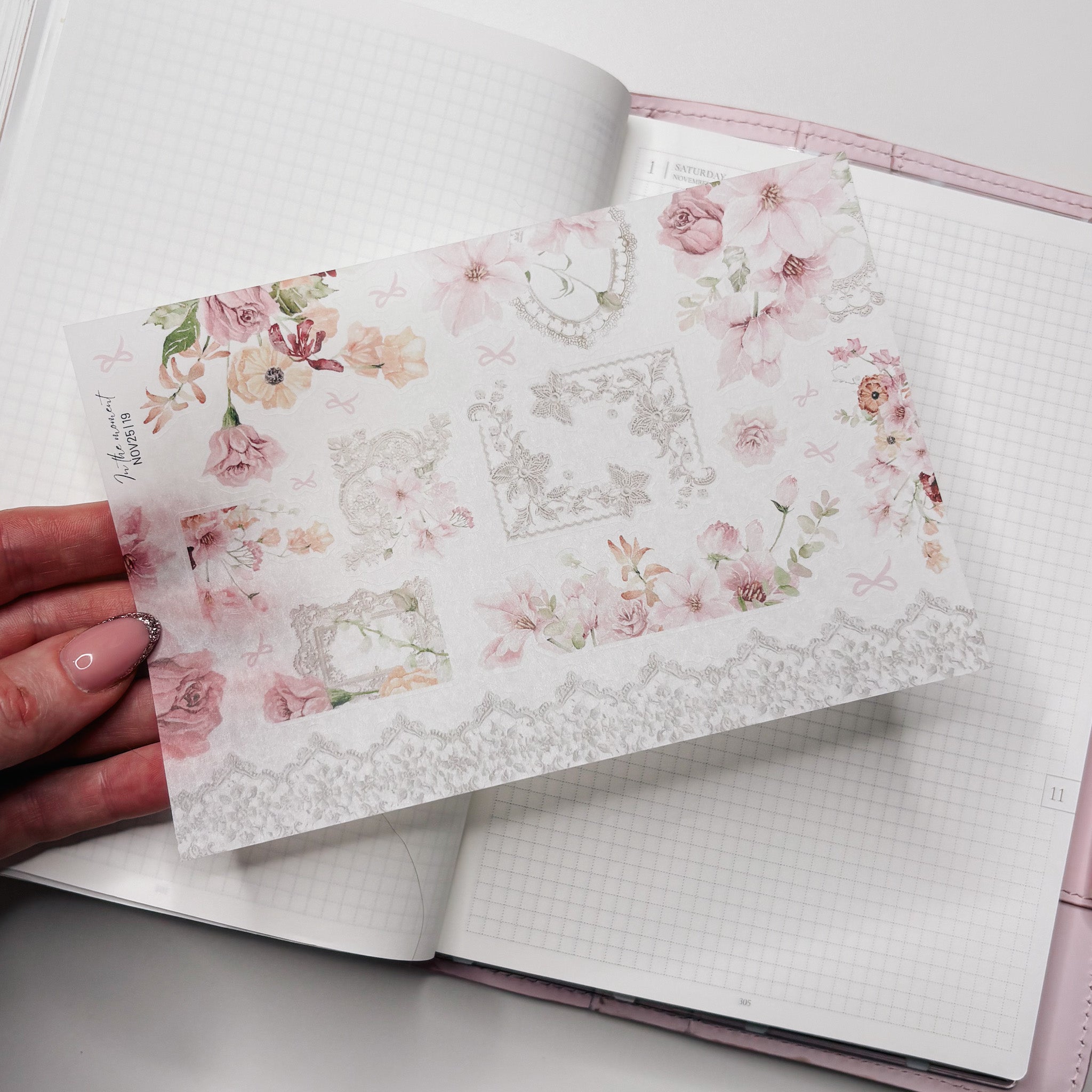 STICKERS | SHEET 19 | CLEAR | NOVEMBER 25 COLLECTION – theroseylifeplanner