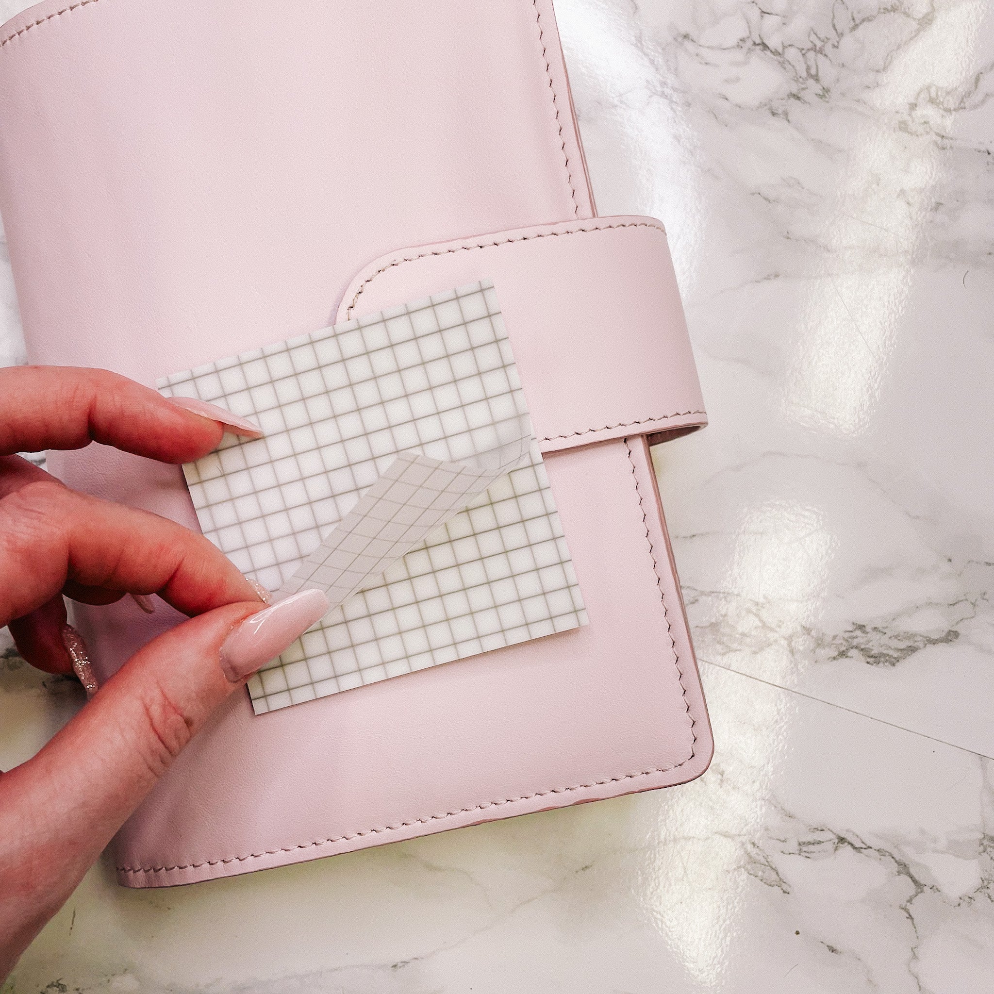 STICKY NOTES | SQUARE GRID Transparent Notes – theroseylifeplanner