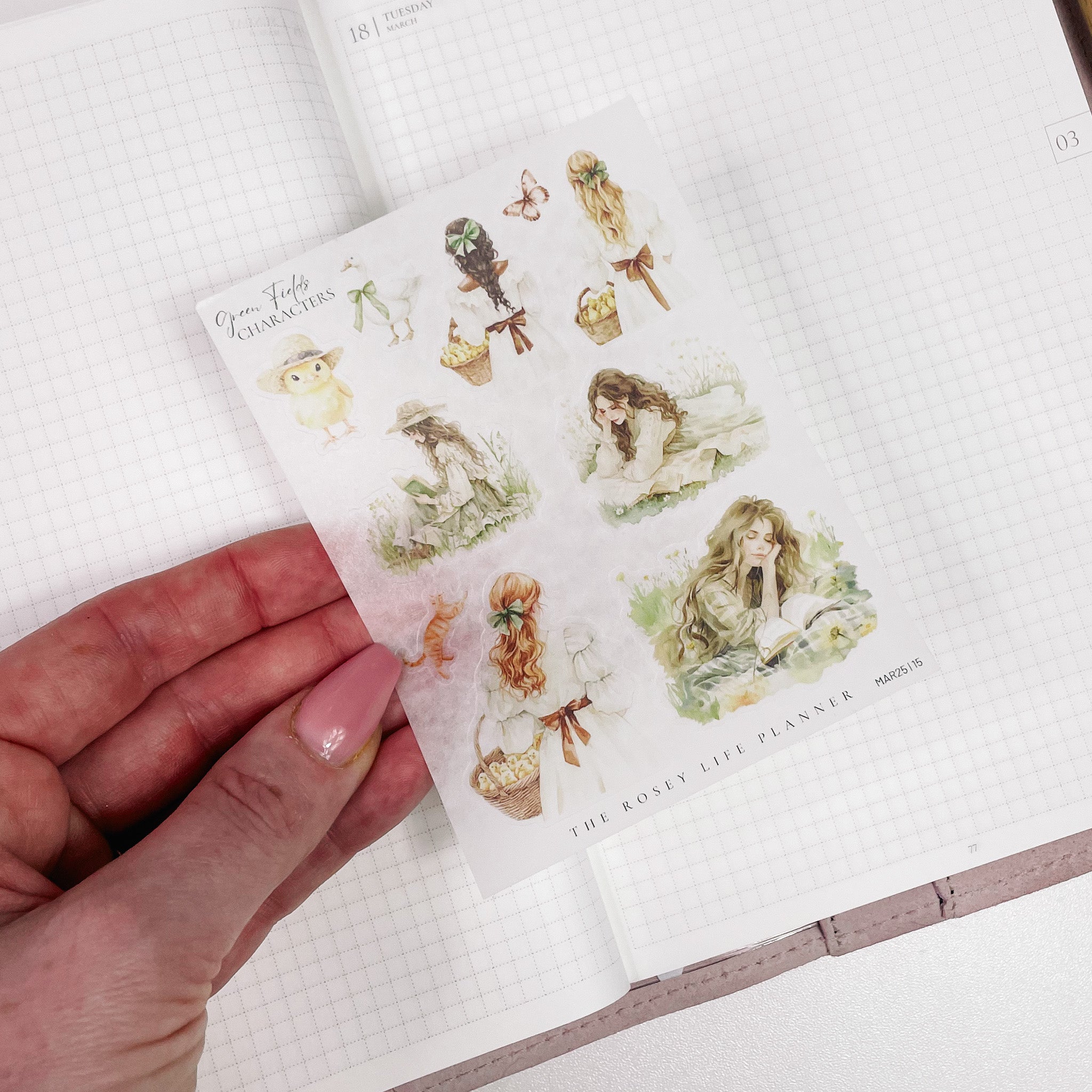 DECO STICKERS | SHEET 15 | CLEAR/ MATTE | MARCH25 COLLECTION | EXTRA S ...