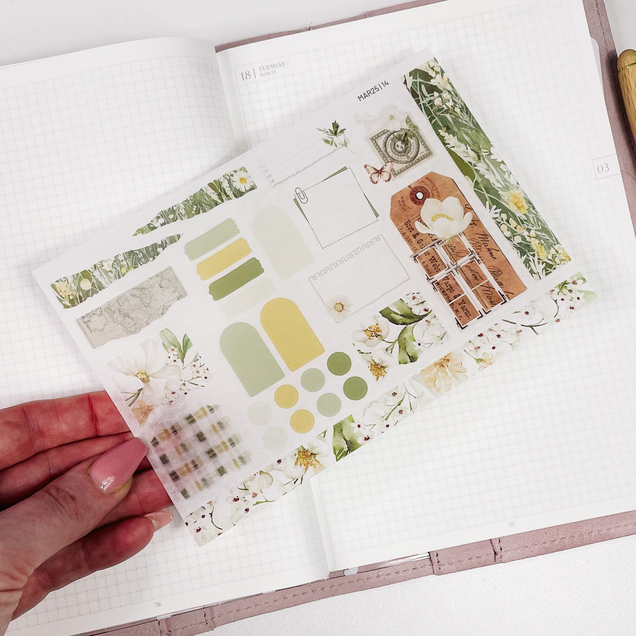 DECO STICKERS | SHEET 14 | CLEAR/ MATTE | MARCH25 COLLECTION ...