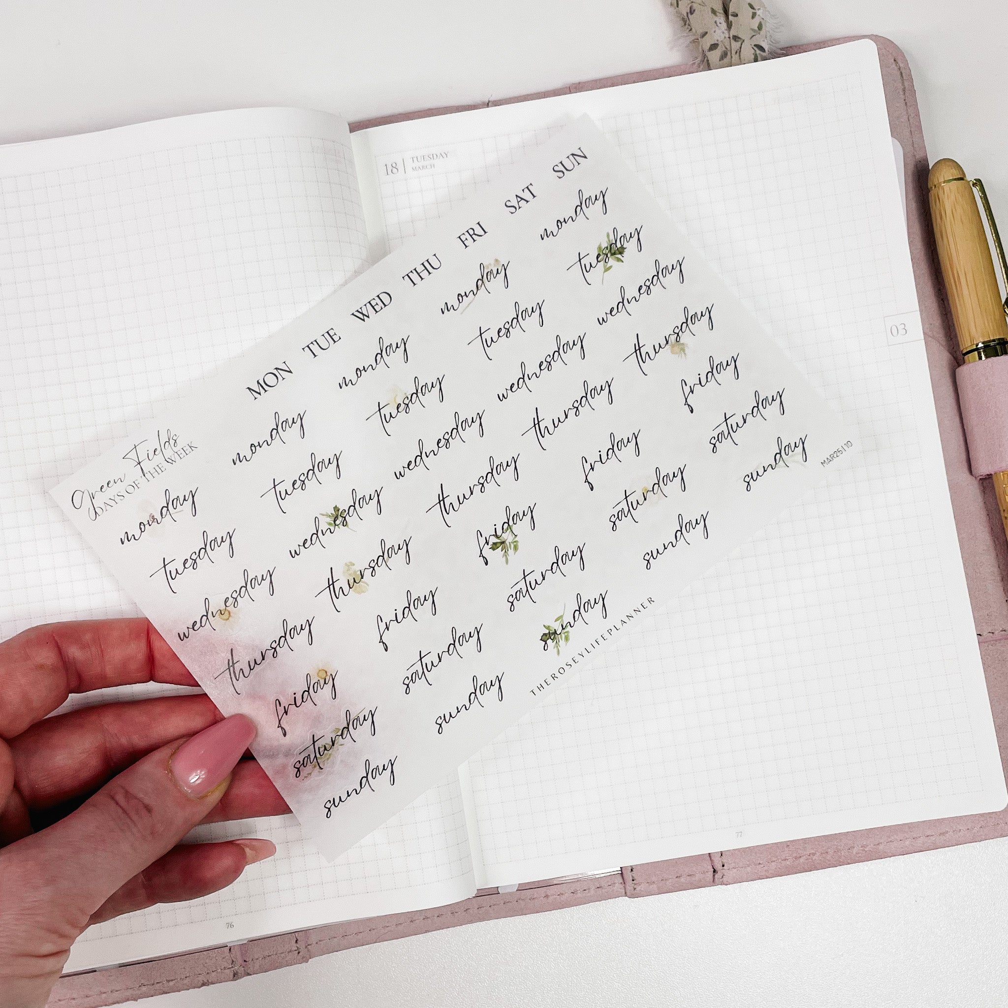 DECO STICKERS | SHEET 10 | CLEAR/ MATTE | MARCH25 COLLECTION ...