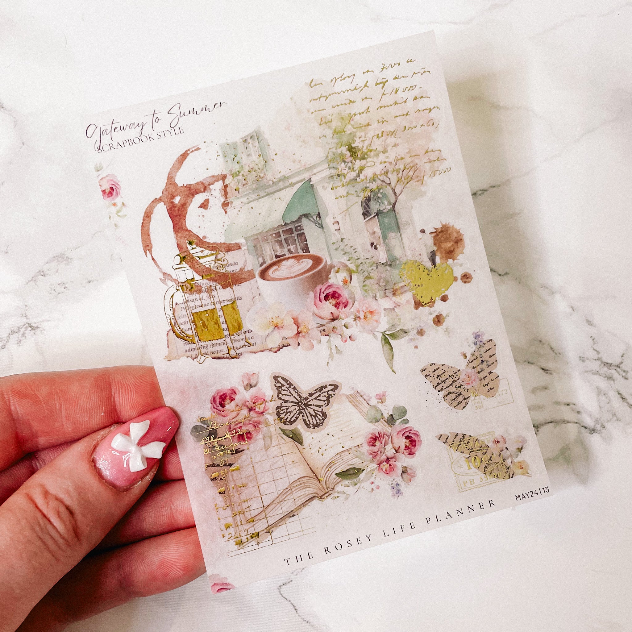 DECO STICKERS | SHEET 13 - FOILED | CLEAR/ MATTE | MAY24 COLLECTION ...