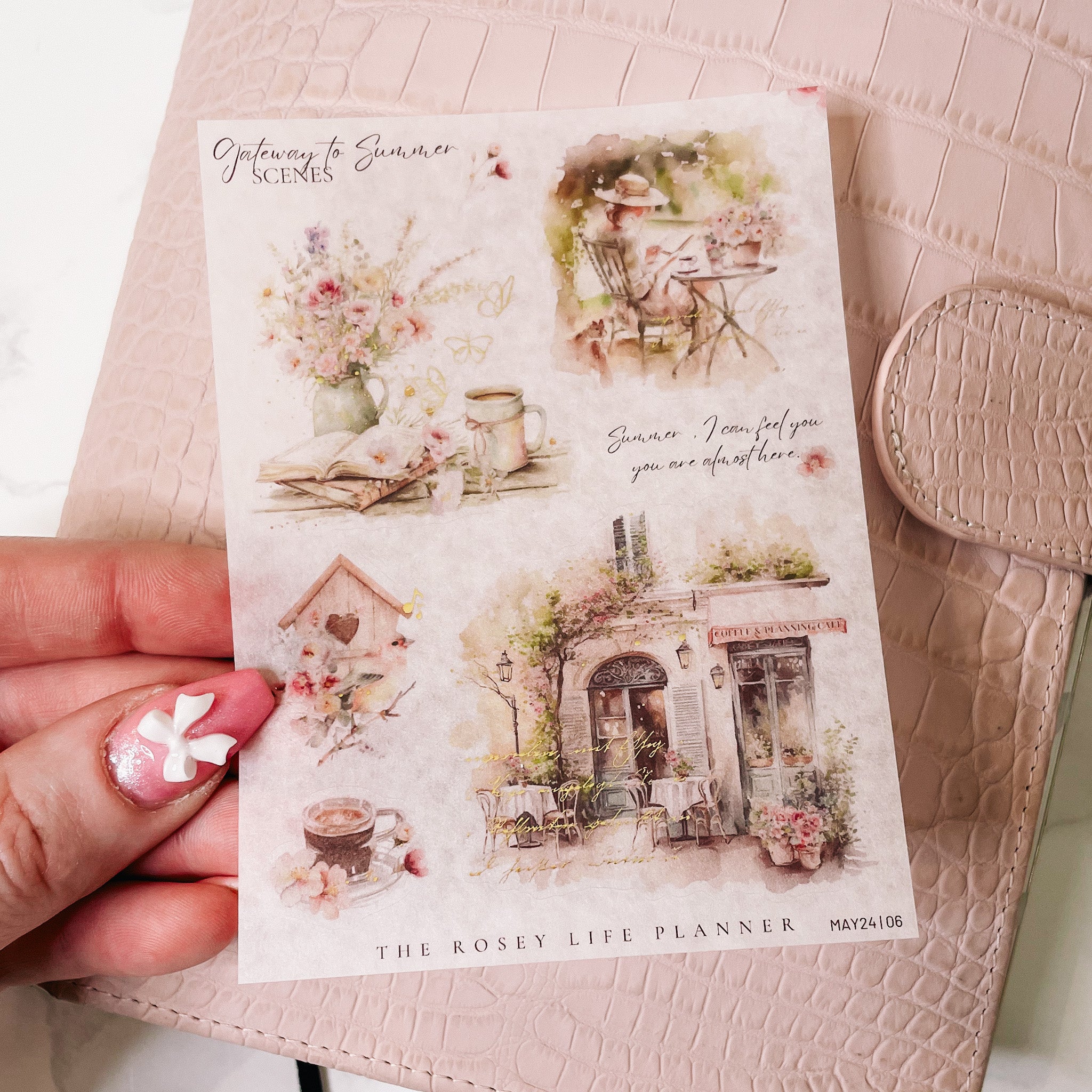 DECO STICKERS | SHEET 6 | CLEAR/ MATTE FOILED | MAY24 COLLECTION ...