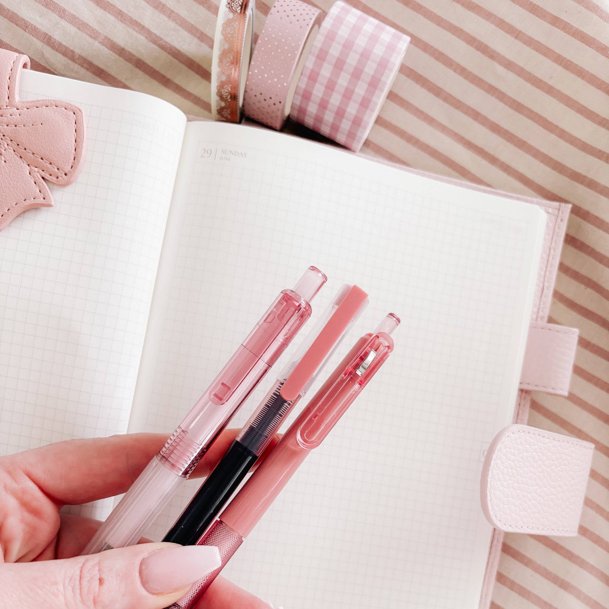 PEN SET OF 3 | PINK MY LIFE 2.0 – theroseylifeplanner