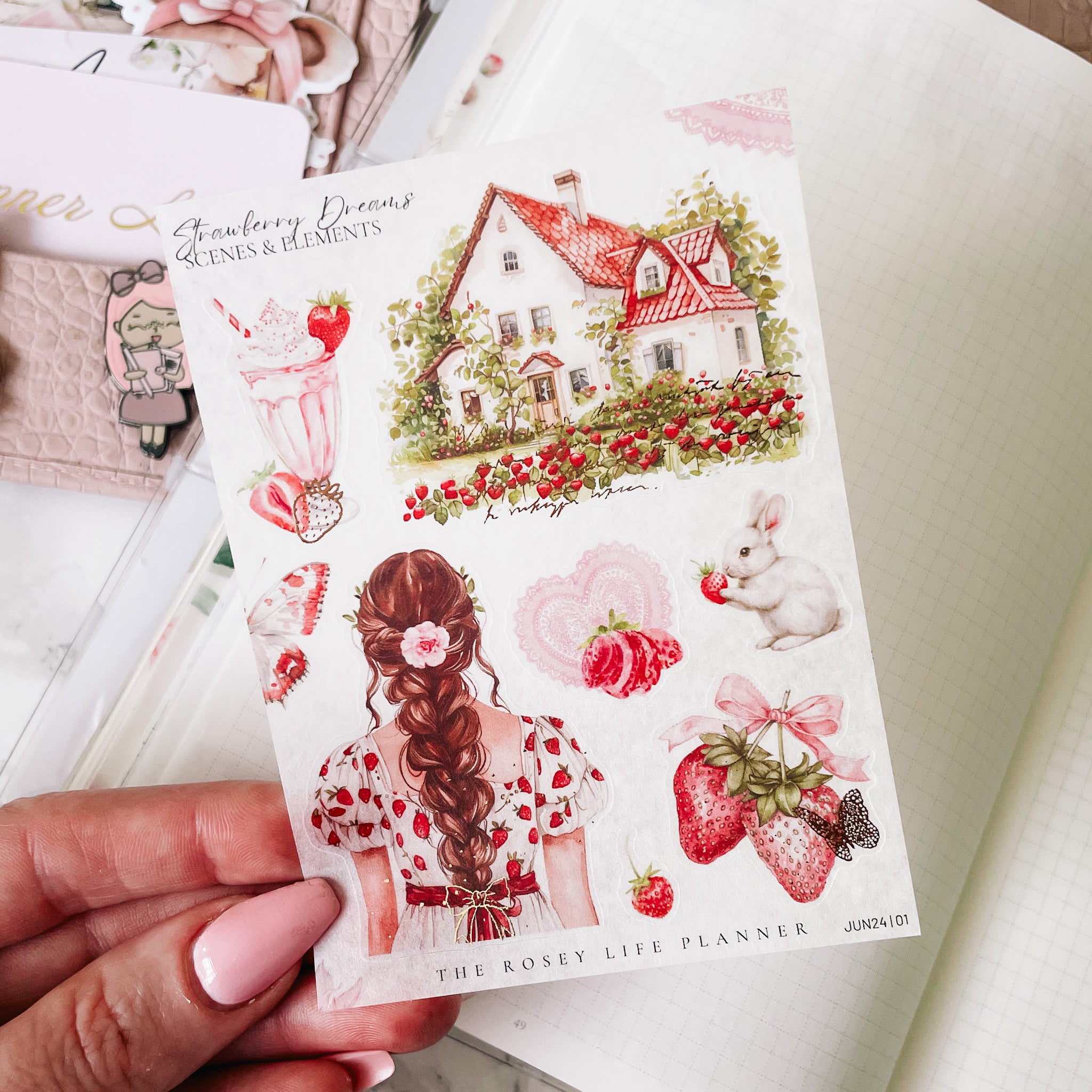 DECO STICKERS | SHEET 1 | CLEAR/ MATTE FOILED | JUN24 COLLECTION ...