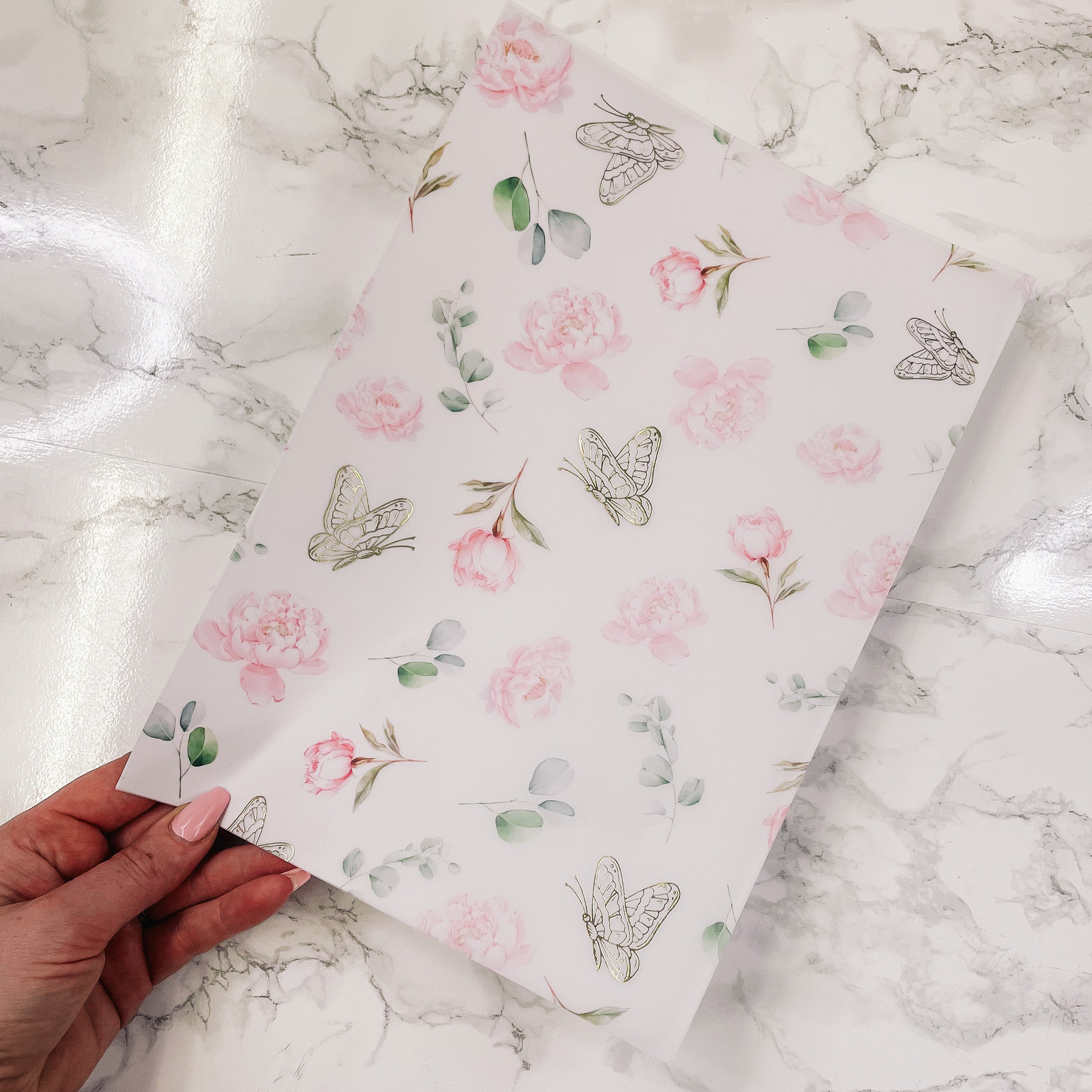 A4 DECO SHEET | VELLUM WITH FOIL | AUG24 – theroseylifeplanner