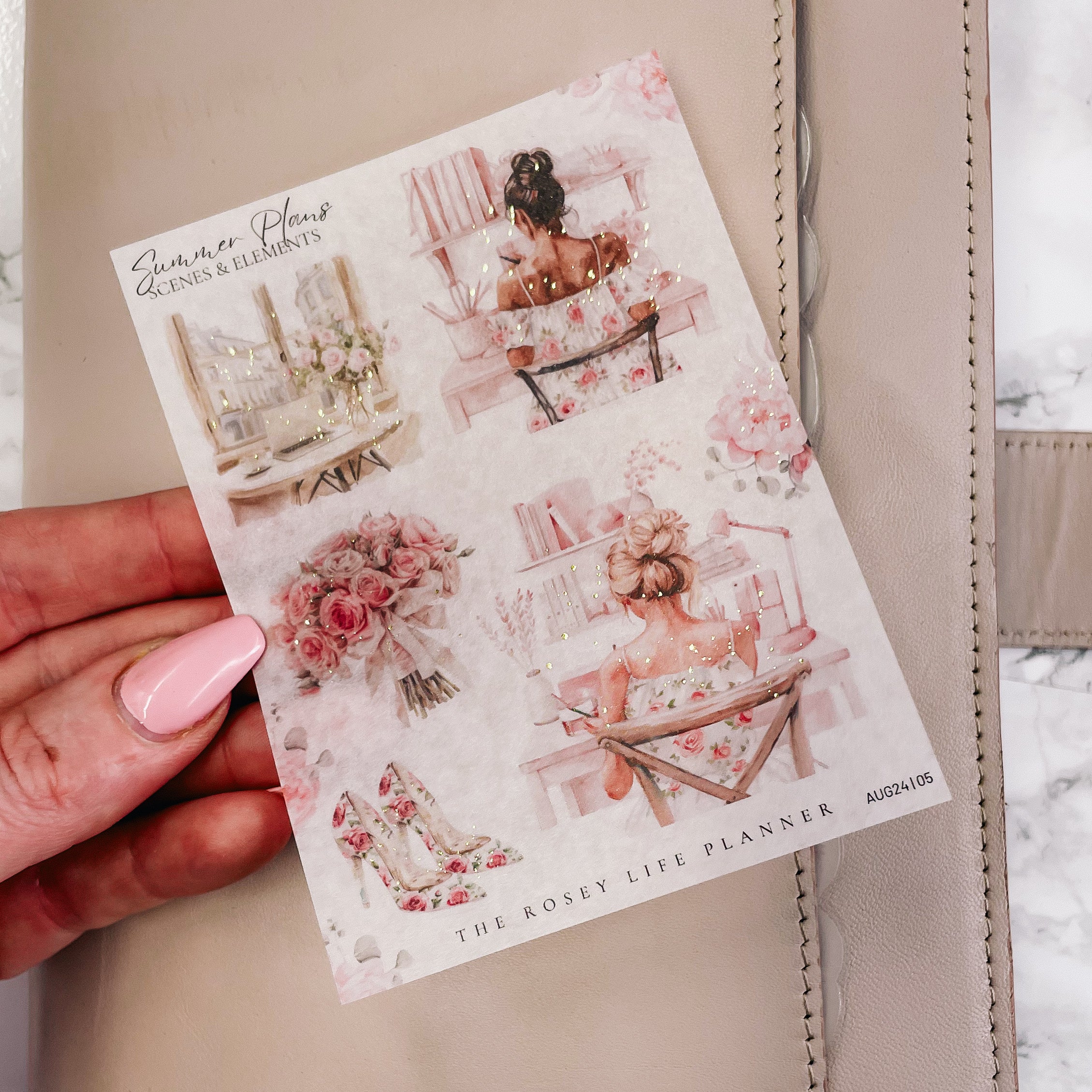 DECO STICKERS | SHEET 5 | CLEAR/ MATTE FOILED | AUG24 COLLECTION ...