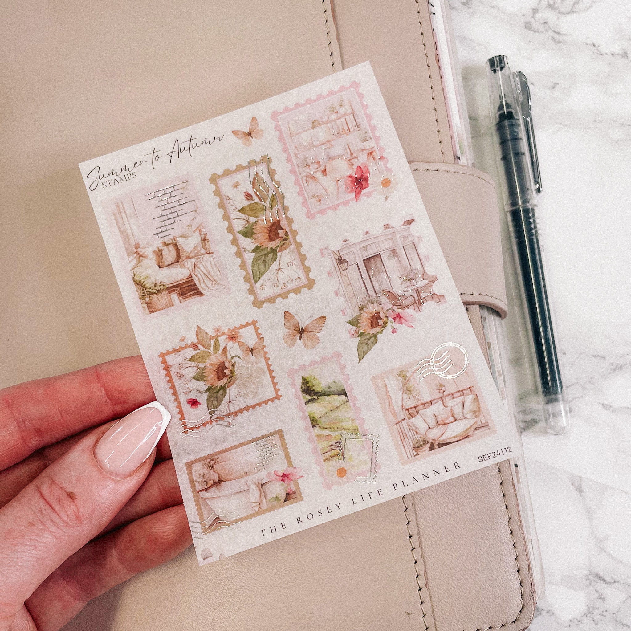 DECO STICKERS | SHEET 12 | CLEAR/ MATTE FOILED | SEP24 COLLECTION ...