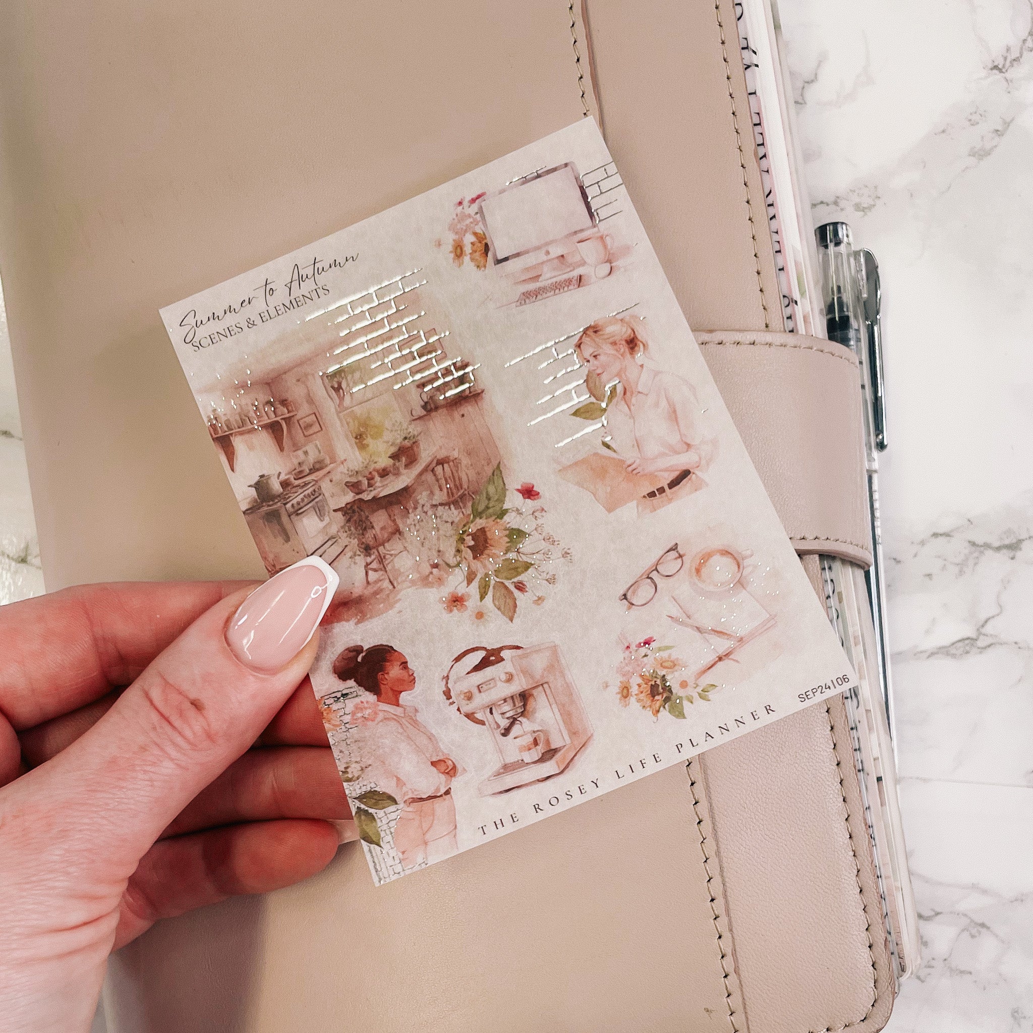 DECO STICKERS | SHEET 6 | CLEAR/ MATTE FOILED | SEP24 COLLECTION ...