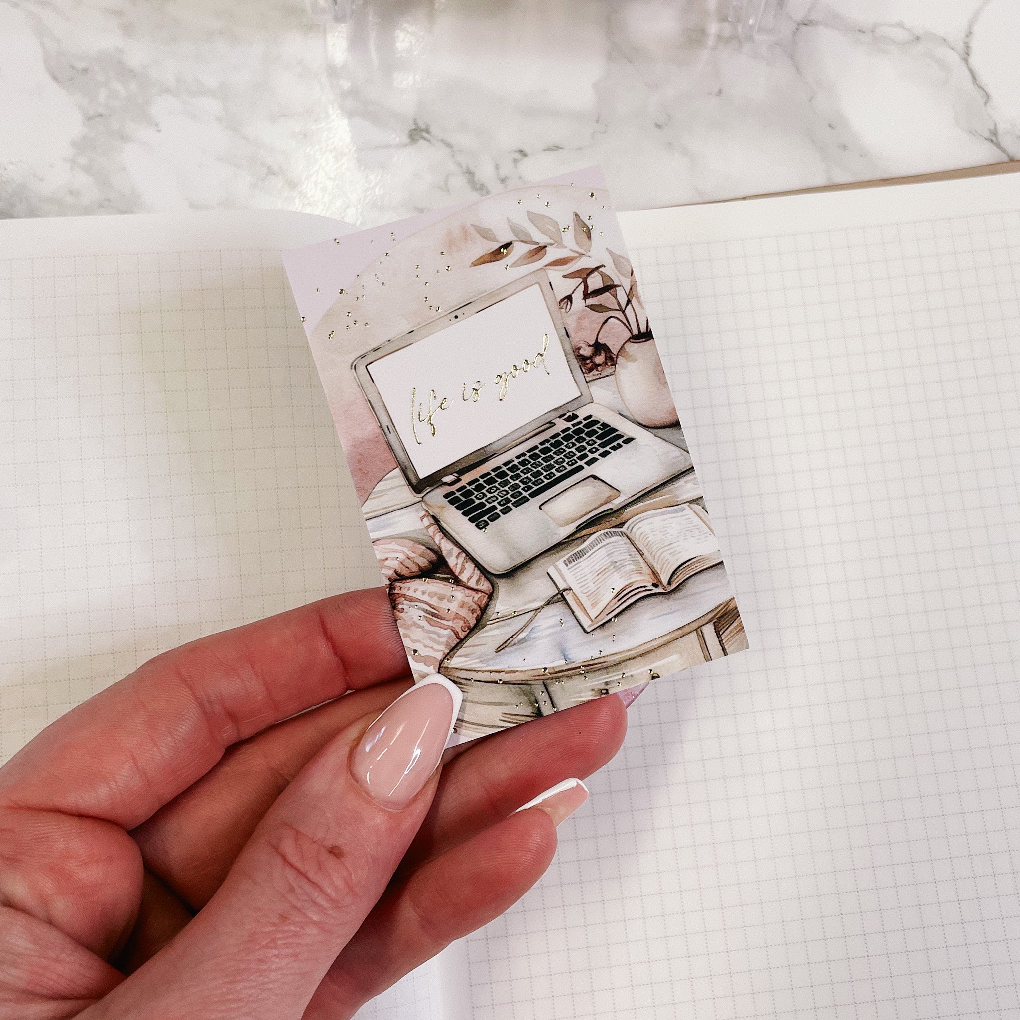 Life Is Good | JOURNALING CARD | PLANNER DECO | BOOKS & BOWS BOX (Copy ...