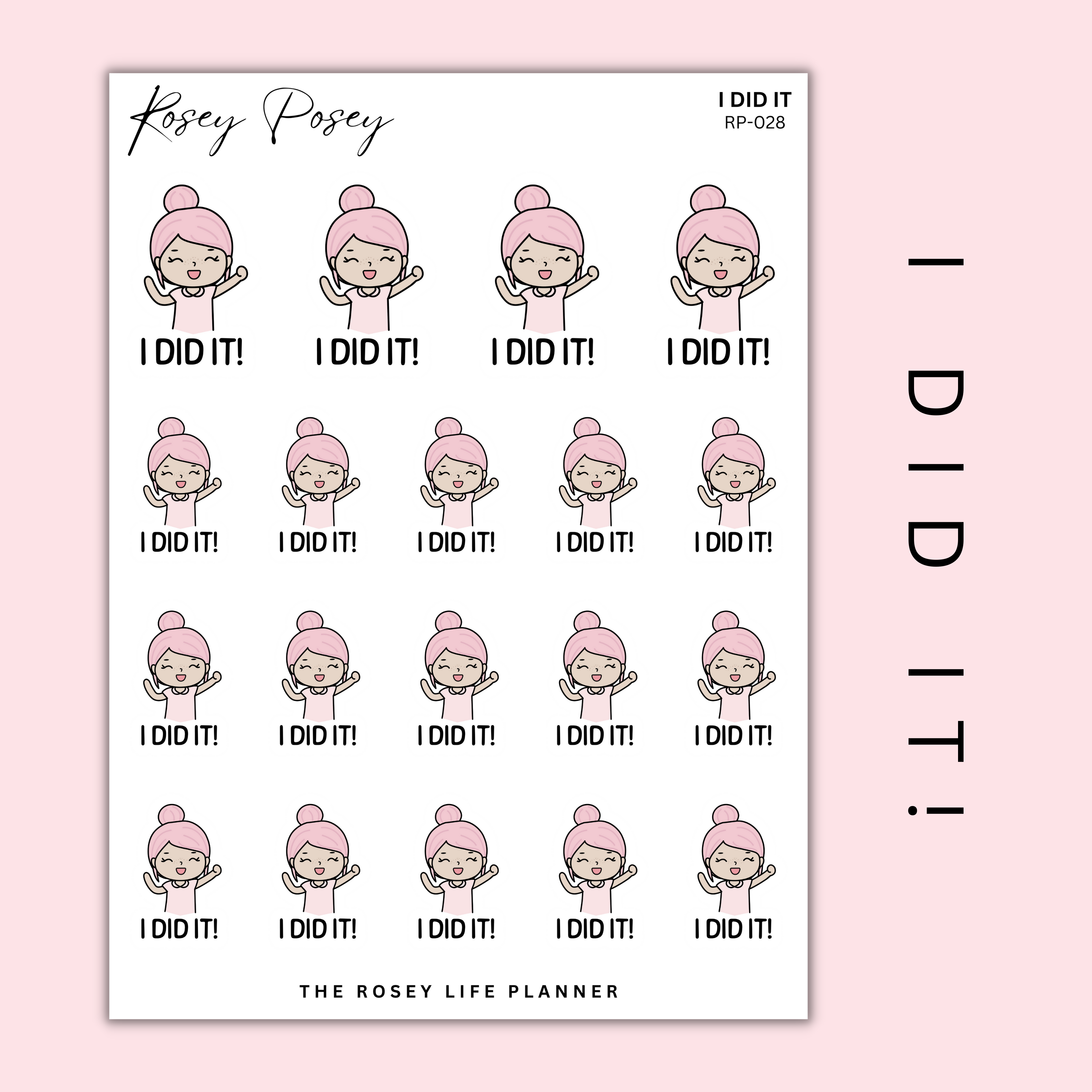 I DID IT! | ROSEY POSEY | CLEAR MATTE & MATTE | RP-028 ...